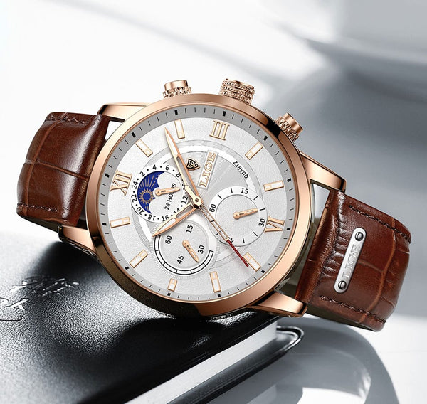 ⌚ LIGE Imperial Gold – El Reloj que Habla por Ti – Tempus lux